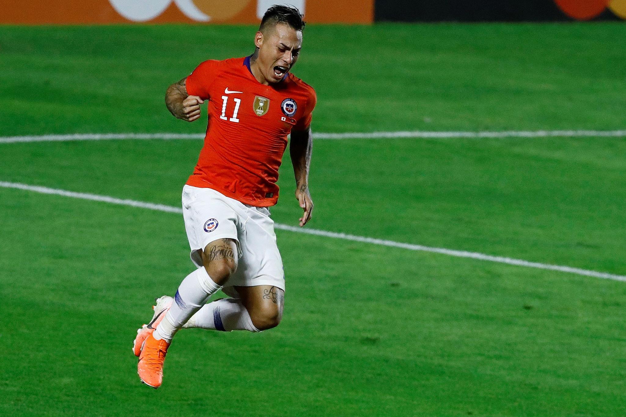 Vargas se convirtió en el máximo goleador en activo de la Copa América