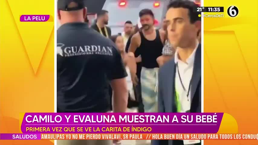 Camilo y Eva Luna muestran por primera vez a su hija