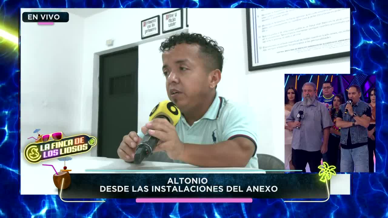 Altonio es trasladado a un anexo en plena transmisión