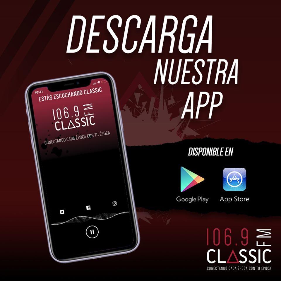 Disfruta de lo mejor del Rock con Classic 106.9 FM en tu celular