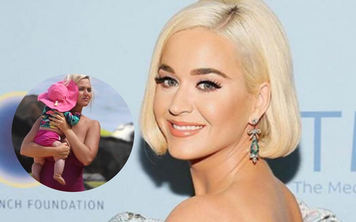 Katy Perry presume espectacular cuerpo post parto; disfrutó de la playa ...