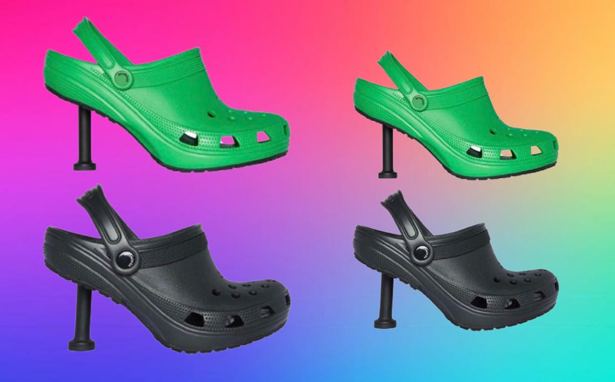 Balenciaga crea las Crocs con tacón, la tendencia que enloquece las ...