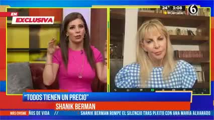Shanik Berman habla del pelito entre Maxine Woodside y Ana María Alvarado