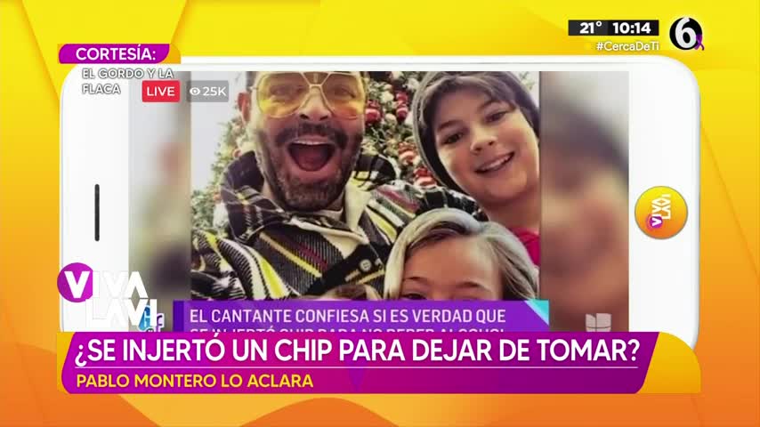 Pablo Montero, ¿se injertó un chip para dejar de tomar?