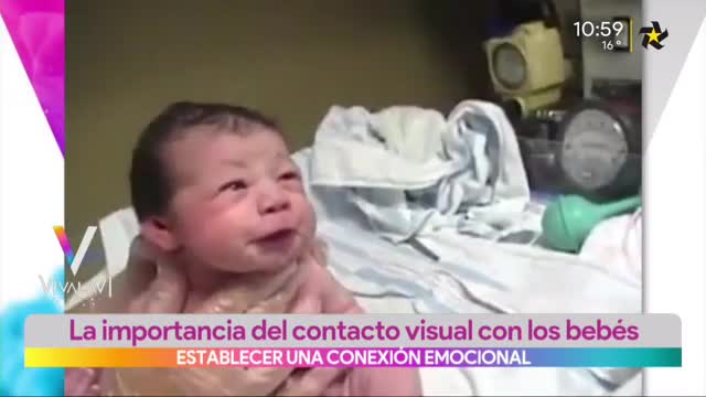 La importancia del contacto visual con los bebés