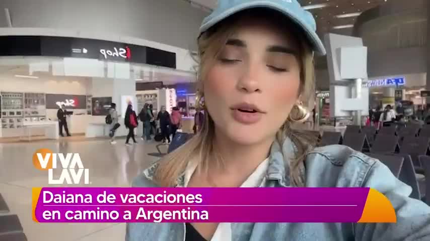 Daiana Villalba en camino a Argentina con su familia