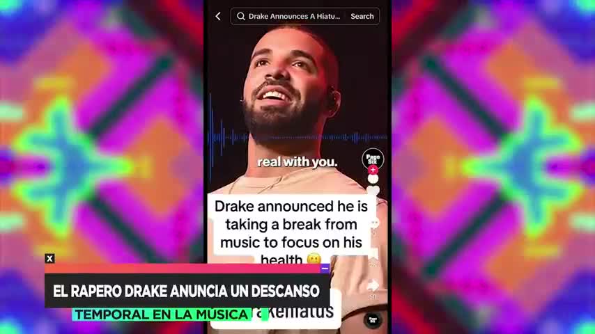 El rapero Drake anuncia un descanso en su carrera