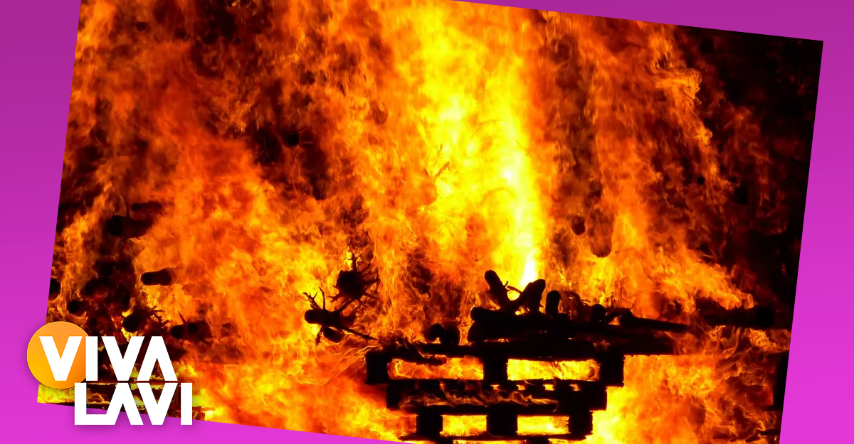 Rescatan a perrito amarrado en una casa en llamas