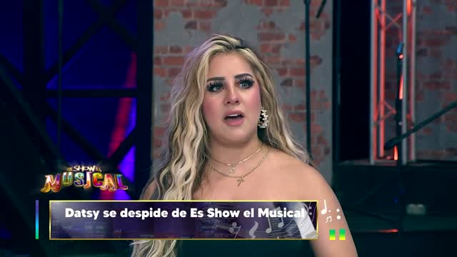 Datsy se despide de 'Es Show el musical'