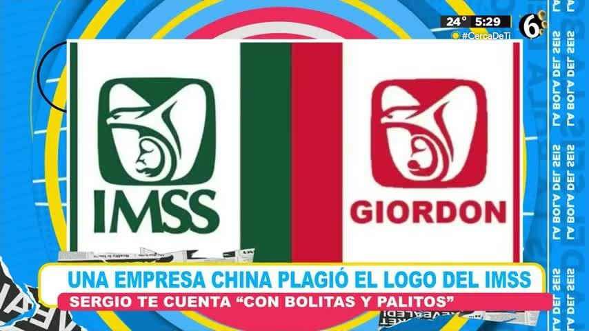 Una empresa china plagió el logo del IMSS
