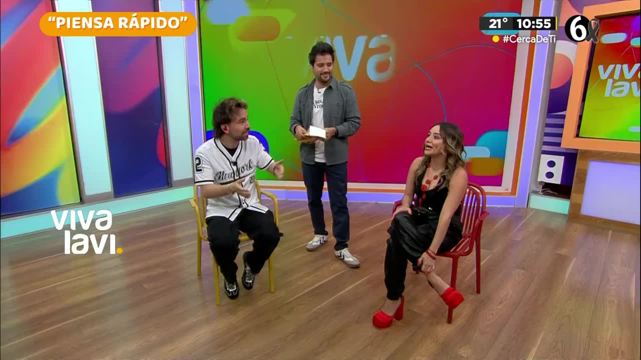 Chicken y Violeta se enfrentan en el 'Piensa Rápido'