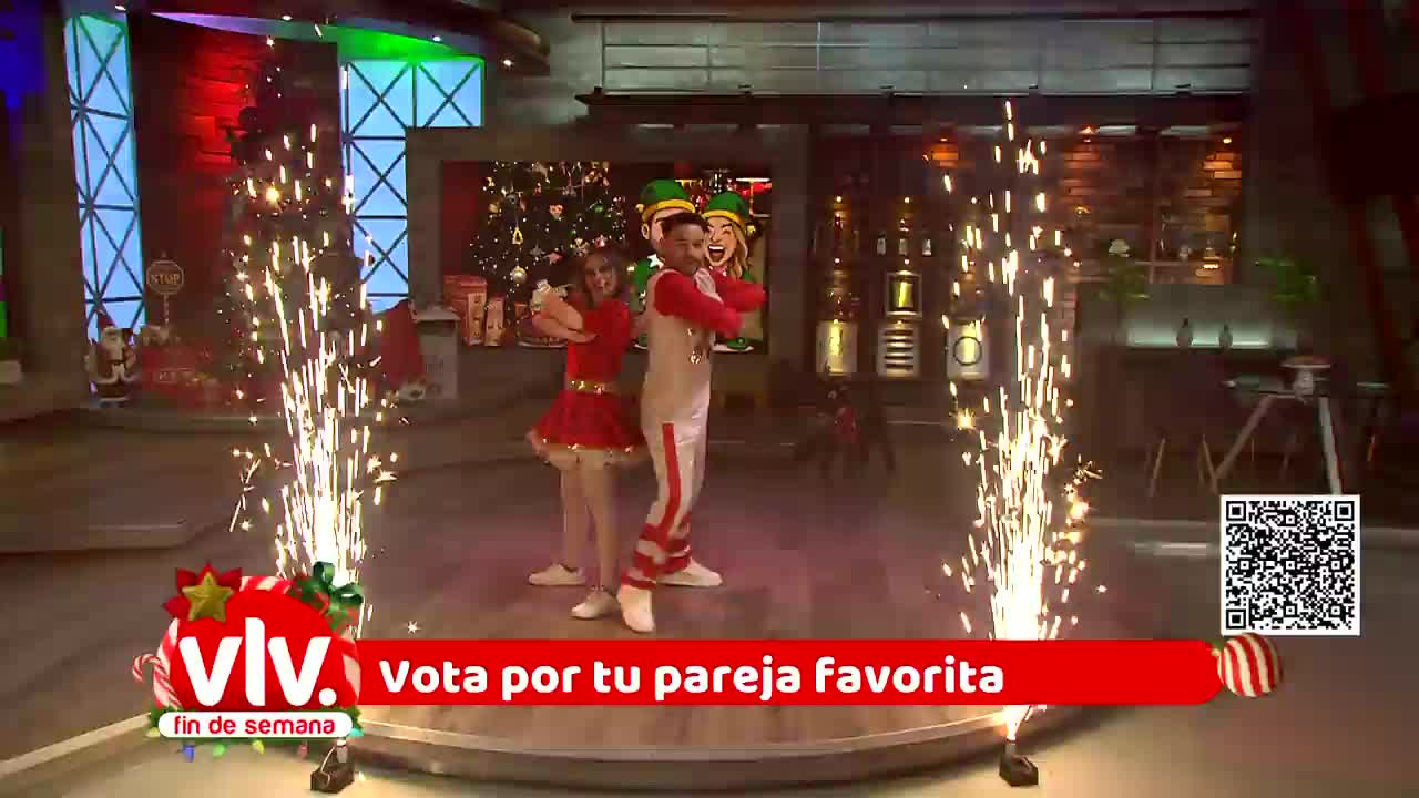Yams y Jerry Hernández en el Gran Show Navideño
