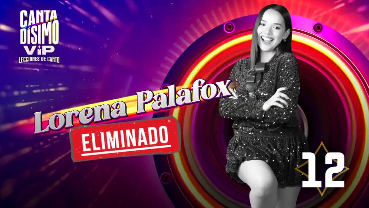 Lorena Palafox la eliminada de 'Cantadísimo VIP'